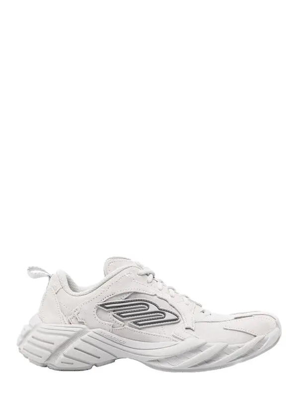 Balenciaga Leather Monday Sneakers - White