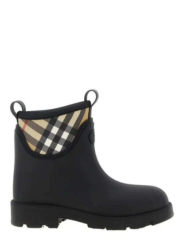 Burberry Marsh Stamp Ankle Boots - Black