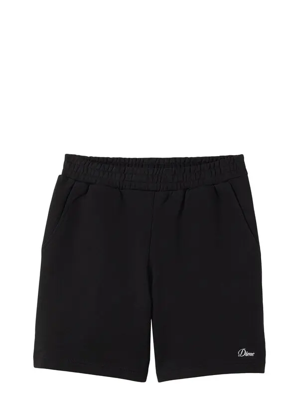 DIME Cursive Small Logo Sweatshorts - Black