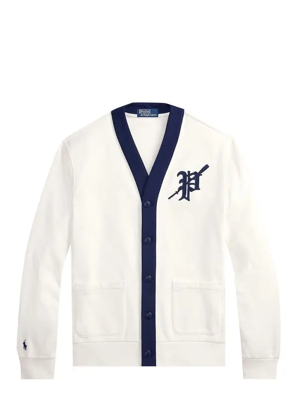 Polo Ralph Lauren Lightweight Fleece Bayport Cardigan - Cream