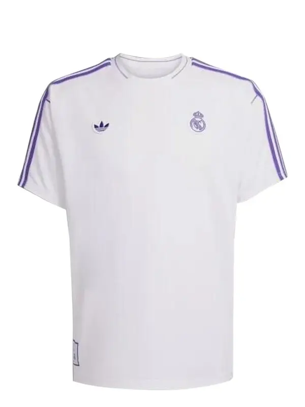 Adidas Real Madrid Terrace Icons Jersey - White