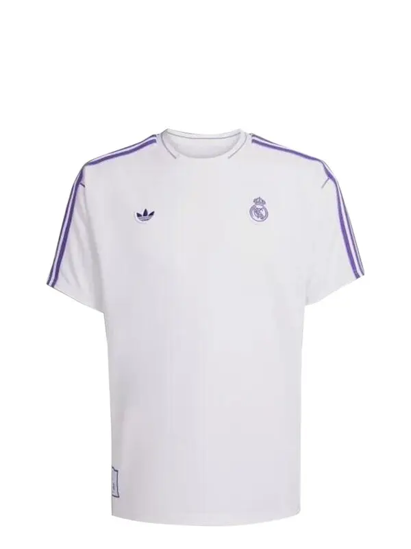 Adidas Real Madrid Terrace Icons Jersey - White