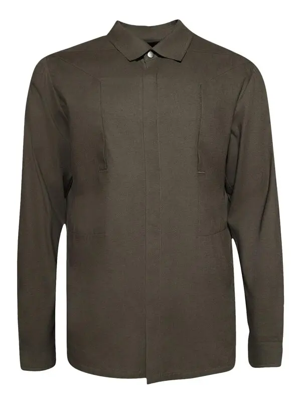 Rick Owens Fogpocket Outershirt - Grey