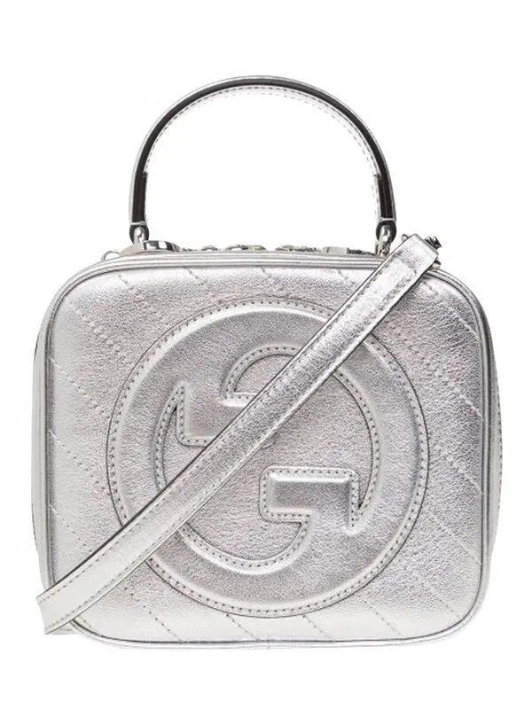 Gucci Blondie Top Handle Bag - Silver