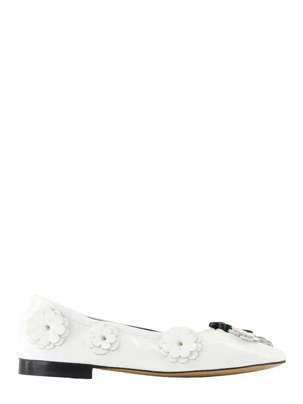Cecilie Bahnsen Brielle Ballerinas - White