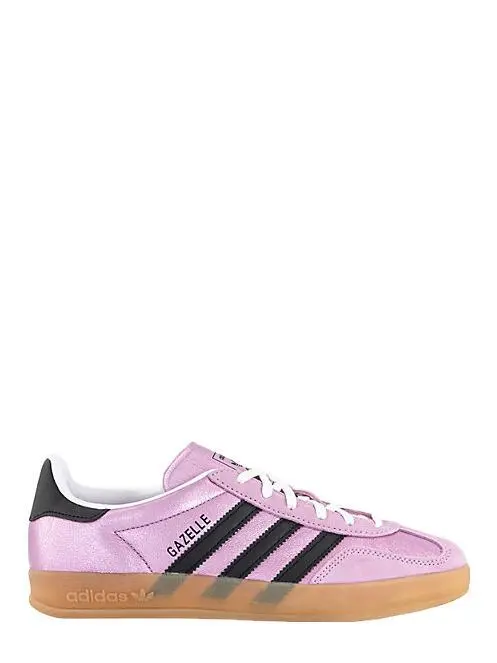 Adidas Gazelle Indoor Leather Low-top Sneakers - Bliss Lilac Black Metall