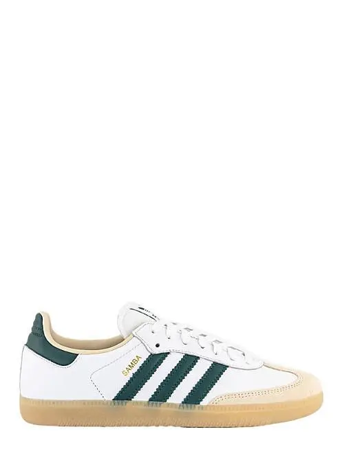 Adidas Samba Og Leather Low-top Trainers - White Yellow Collegiate