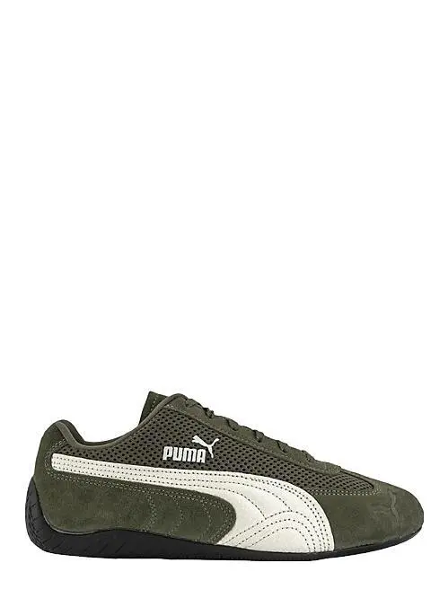 PUMA Speedcat Og Suede Low-top Trainers - Mesh Loden Green Warm Wh