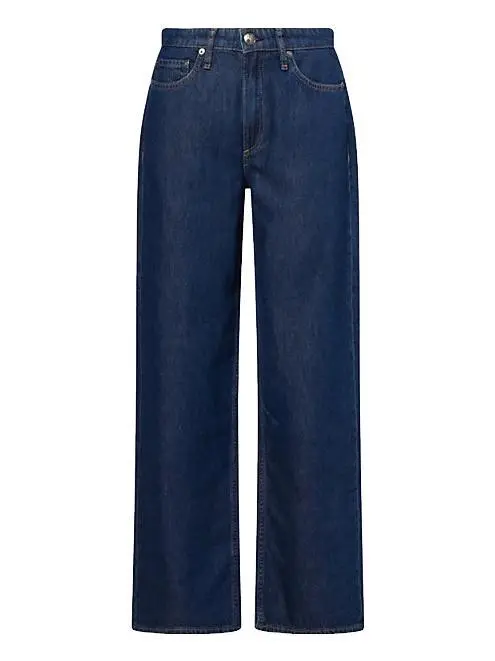 Rag & Bone Logan Mid-rise Wide-leg Denim Jeans - Welbk
