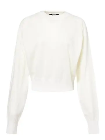 Jacquemus Round-neck Wool-blend Jumper - Off White