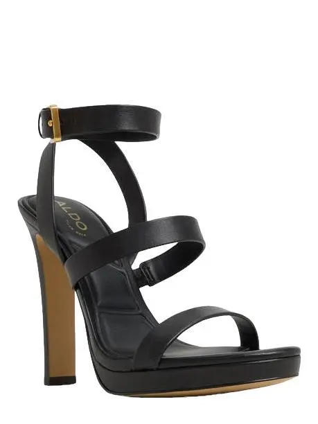 Aldo Platform Sandal - Black