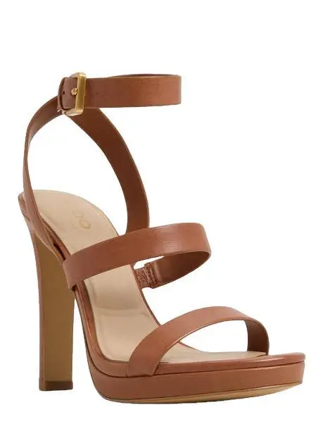 Aldo Platform Sandal - Medium Brown