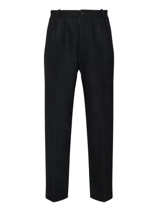 MAISON MARGIELA Pleated Trousers - Black