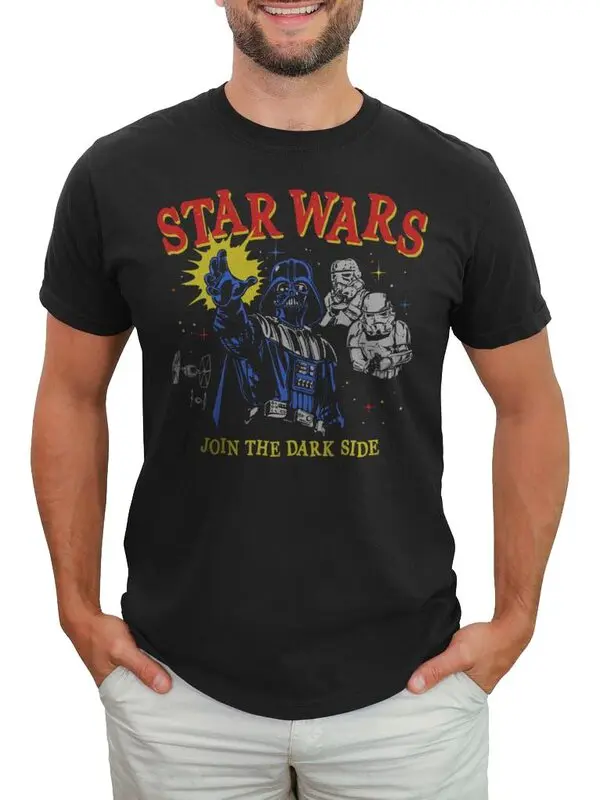 STAR WARS Retro Join The Dark Side Graphic T-shirt - Black