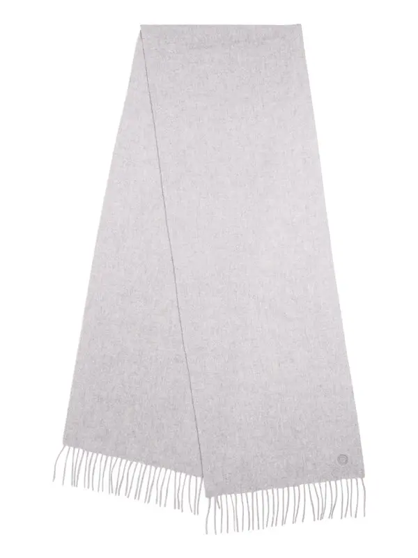 Harrods Woven Cashmere Scarf - Grey