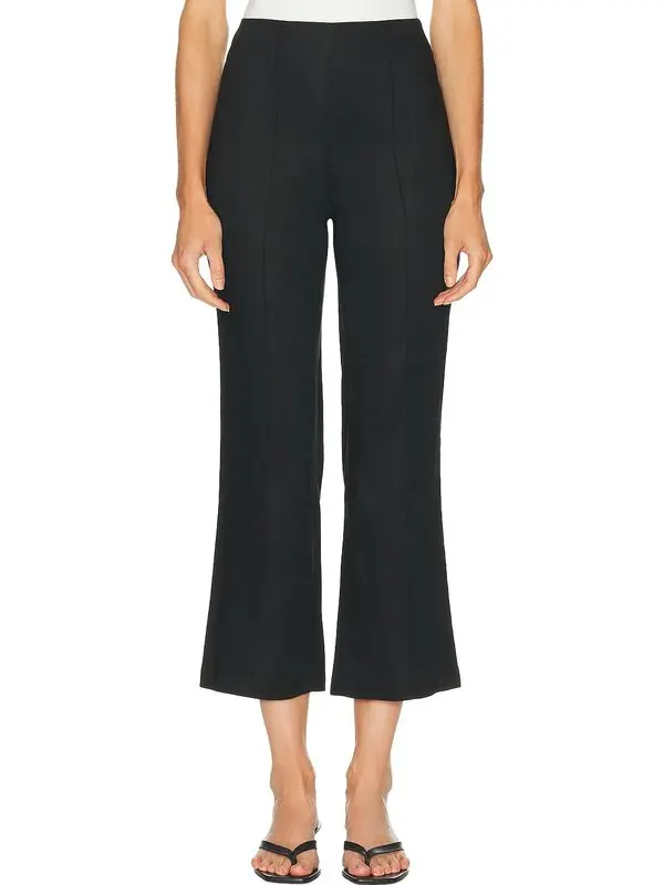 EAVES Iyla Crop Flare Pant - Black