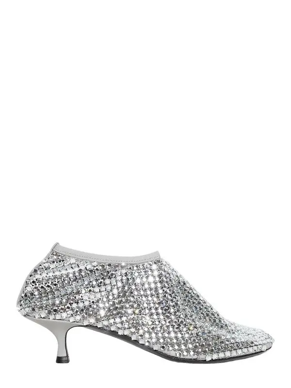 Christopher Esber Minette Bezeled Micro Heel Pumps - Grey