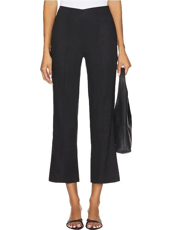 EAVES Iyla Crop Flare Pant - Black