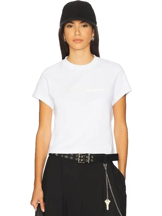 Alexander Wang Shrunken Tee - Vintage White
