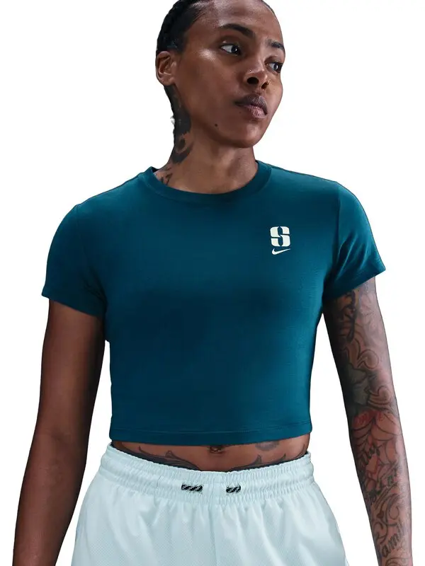Nike Sabrina Short-sleeve Cropped T-shirt - Blue