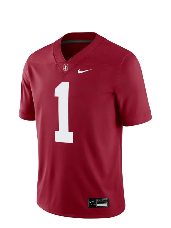 Nike Stanford Cardinal Dri-fit College Game Jersey - Red