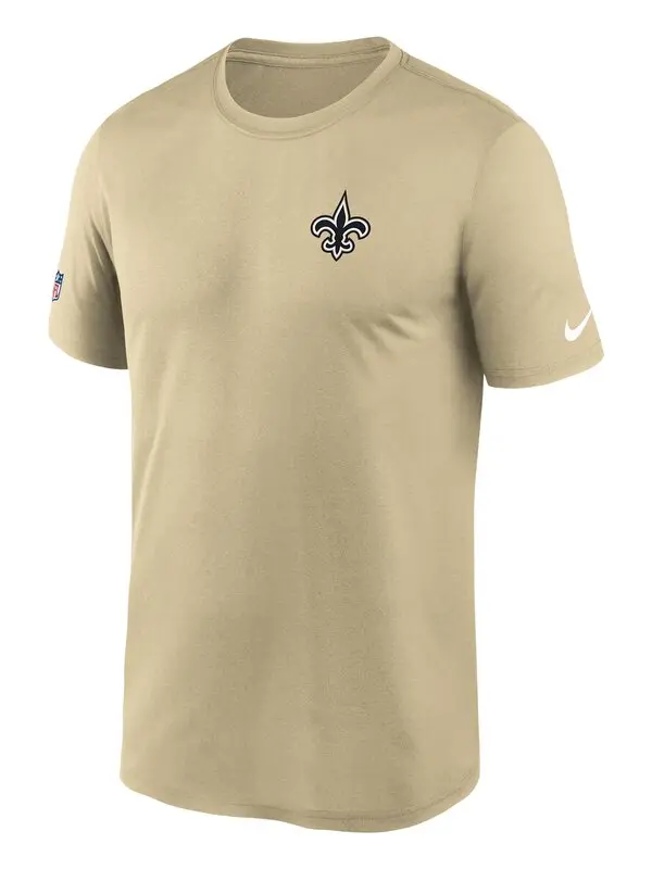 Nike New Orleans Saints Alt Legend Small Logo Dri-fit Nfl T-shirt - Yellow