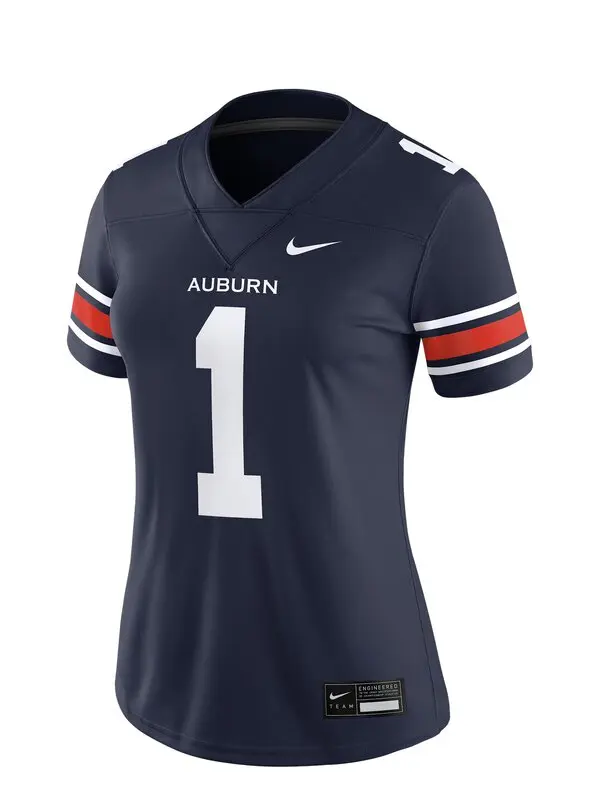 Nike Auburn Dri-fit College Game Jersey - Blue