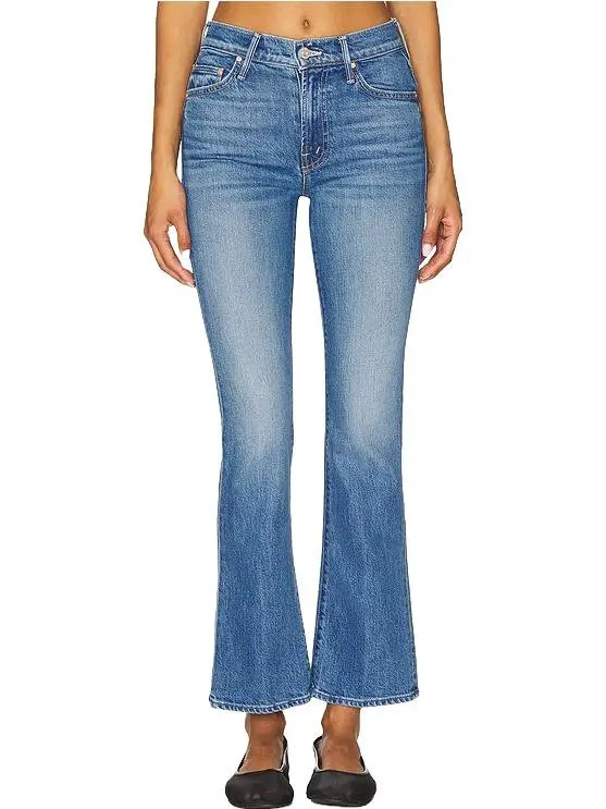 MOTHER The Outsider Flood Jeans - Blue