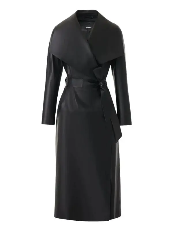 Mackage - MAI-L Long Leather Wrap Coat