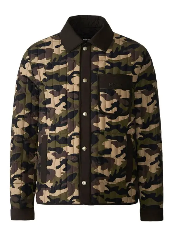Mackage Lightweight Down Jacket - Camouflage Print