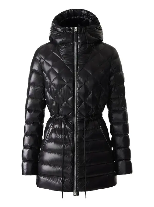 Mackage Diamond Quilted Light Down Jacket - Black