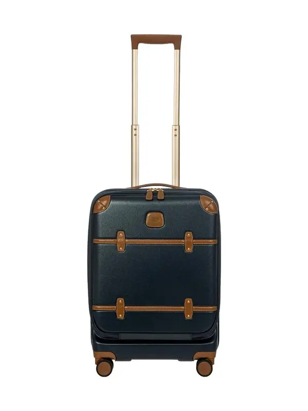 Bric'S Bellagio 3.0 21" Carry-on Spinner Luggage With Pocket - Blue