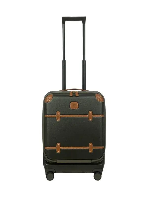 Bric'S Bellagio 3.0 21" Carry-on Spinner Luggage With Pocket - Olive