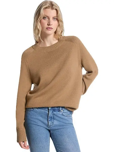 Michael Kors Wool Crewneck Sweater - Brown