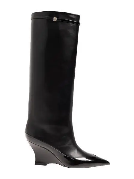 Givenchy Raven Pointed-toe Boots - Black