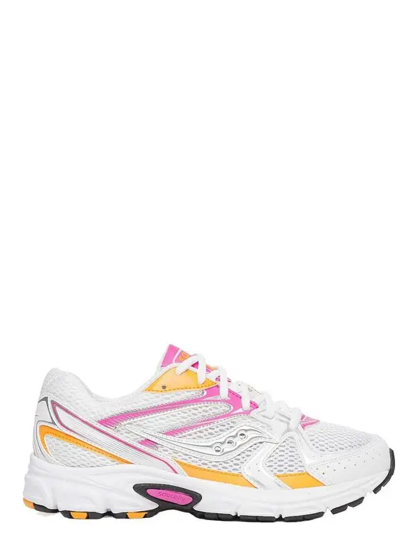 Saucony Grid Ride Millennium Sneakers - White/pink/orange