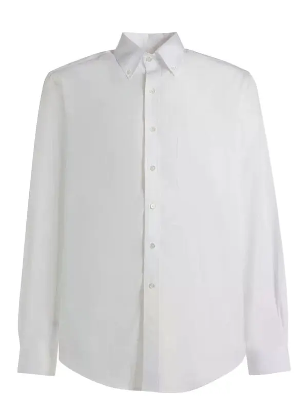 Bally Embroidered Cotton Shirt - White