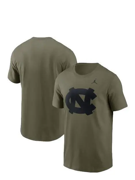 JORDAN BRAND North Carolina Tar Heels Primetime Logo Performance T-shirt - Olive