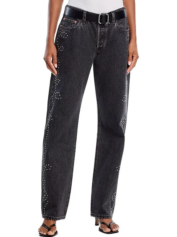 LEVI'S 501 '90s Embellished Straight Jeans - Bejeweled