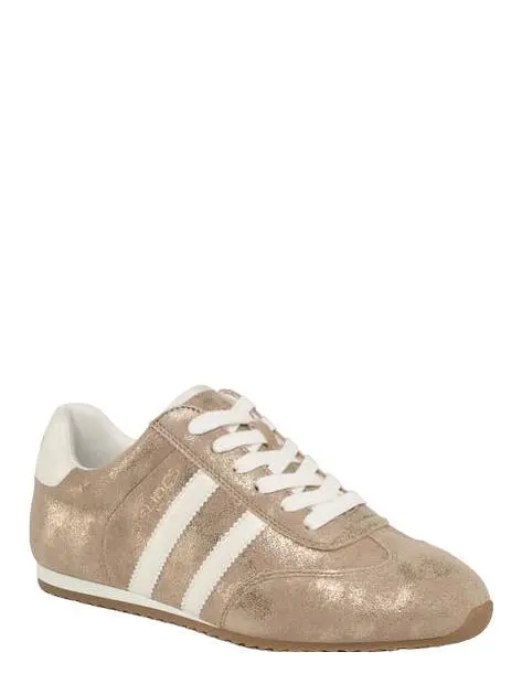 J/SLIDES NYC Peggy Satin Sneakers - Taupe Metallic