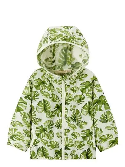 MILKBARN Sun Shield Hooded Windbreaker Jacket - Island Leaf