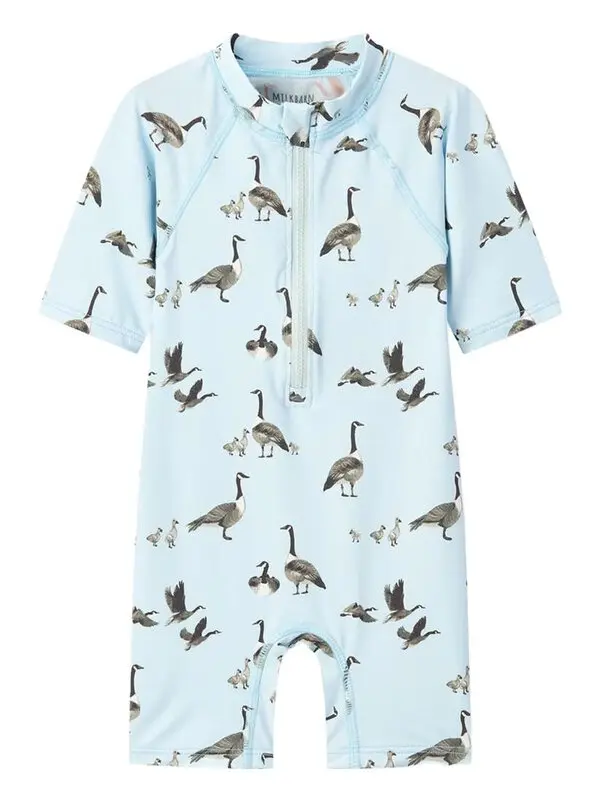 MILKBARN Zipper Shortall Swimsuit - Goose