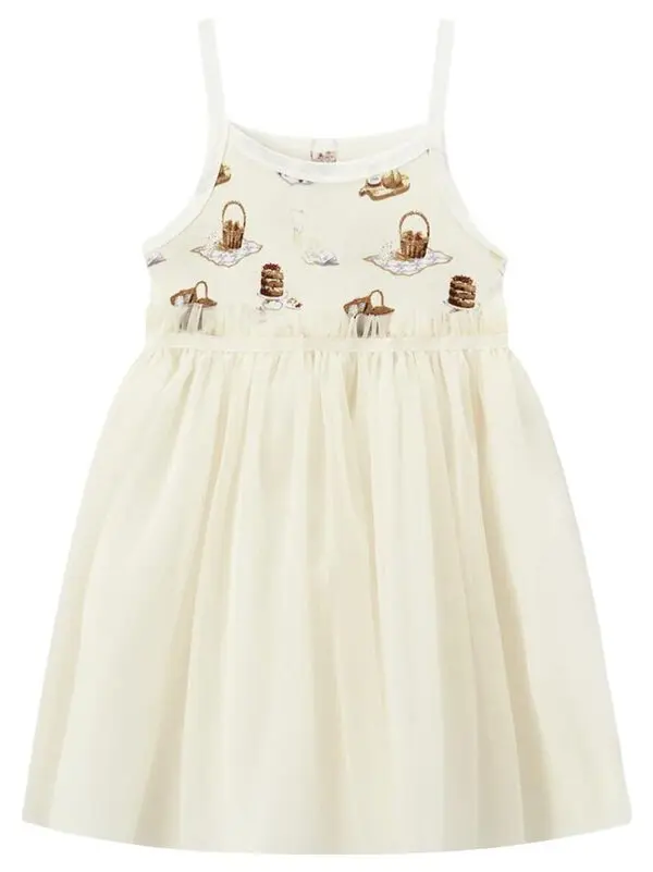 MILKBARN Organic Cotton Ballet Dress - Picnic
