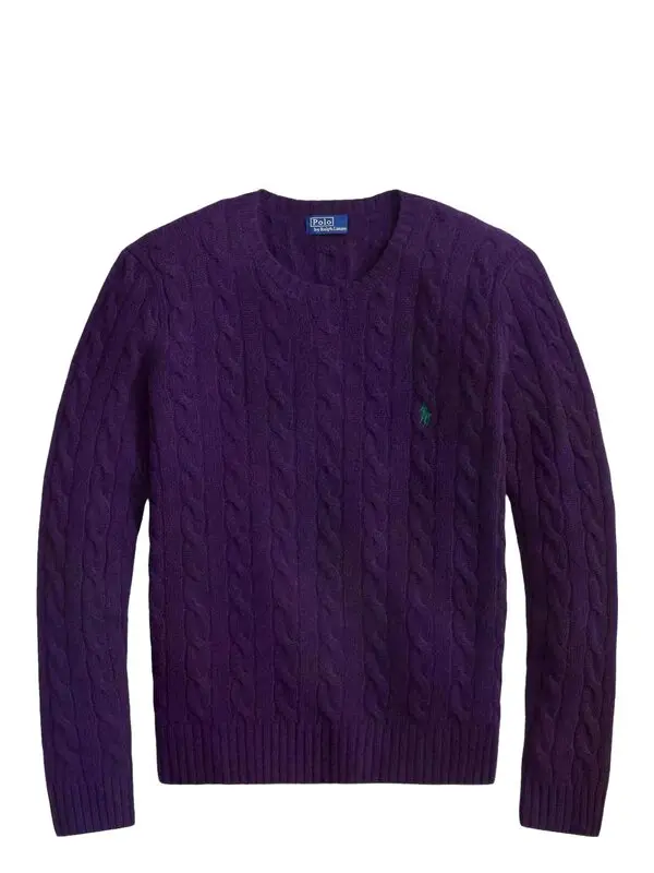 Polo Ralph Lauren Cable-knit Jumper - Purple