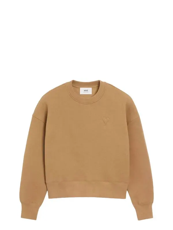 Ami De Coeur Cotton Sweatshirt - 280 Camel