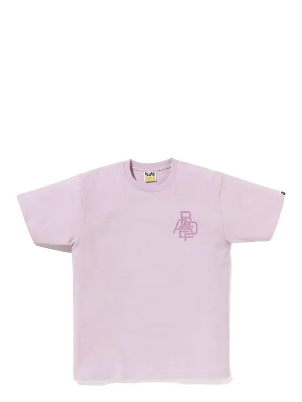 A BATHING APE Pigment Logo Tee Shirt - Purple