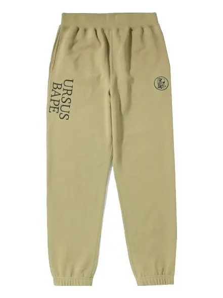 A BATHING APE Ursus Sweatpants - Beige