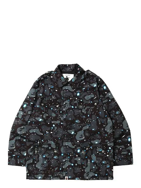 BAPE Space Camo Military Jacket - Black
