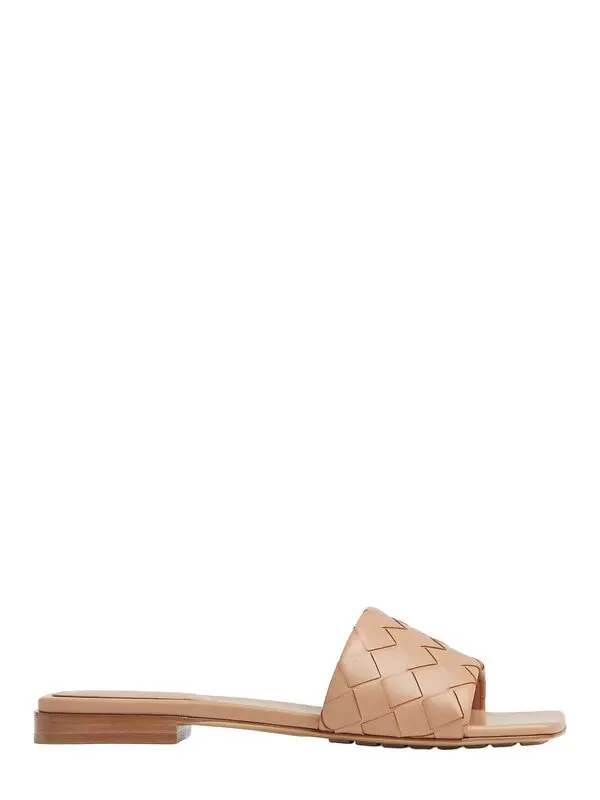 Bottega Veneta Parco Flat Mule - Cipria