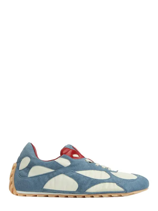 Bottega Veneta Orbit Flash Lace-up Sneakers - Ice/sea Salt